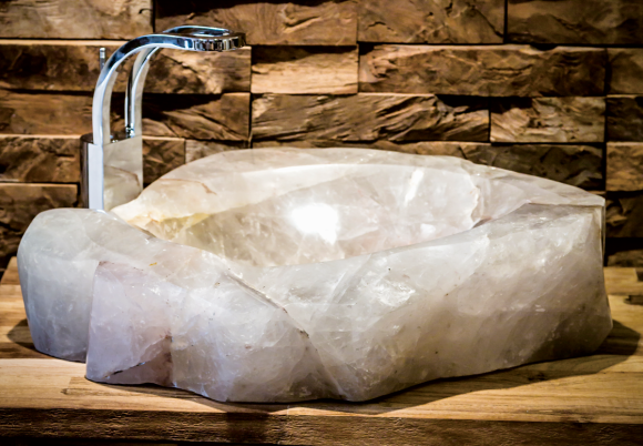 Unique Crystal Rock Basins by Indigenous | International Property & Travel