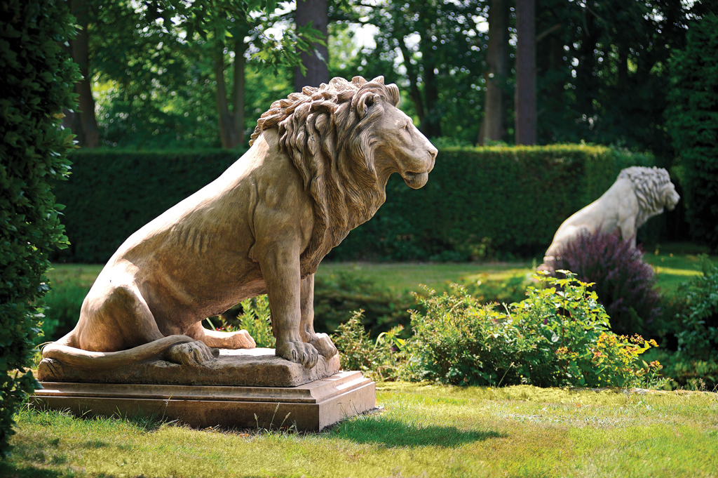 Life-Sized Stone Empire Lions by Cavendish Stone | International ...