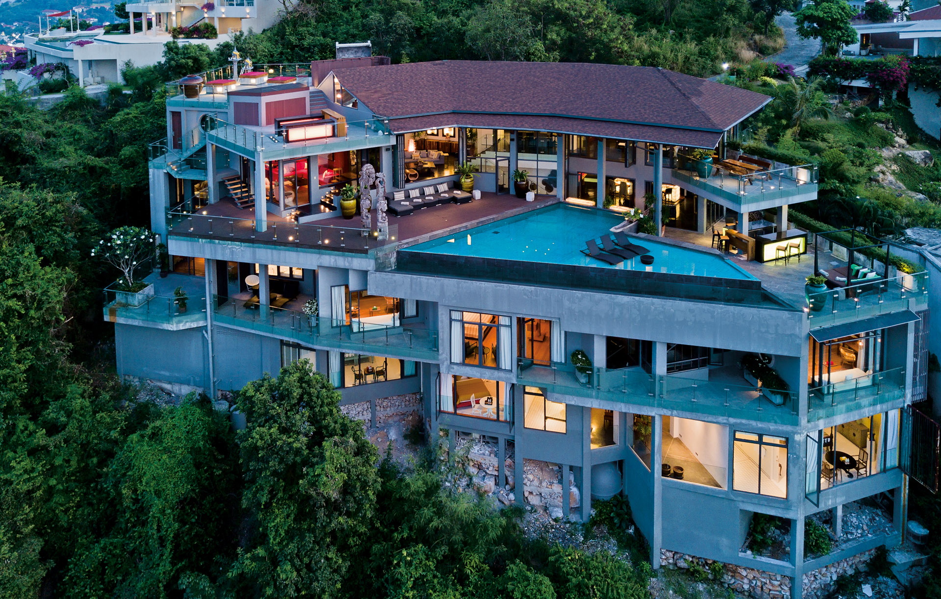 Stunning Villa Skyfall on the Island of Koh Samui, Thailand ...